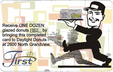 Plastic card printing samples